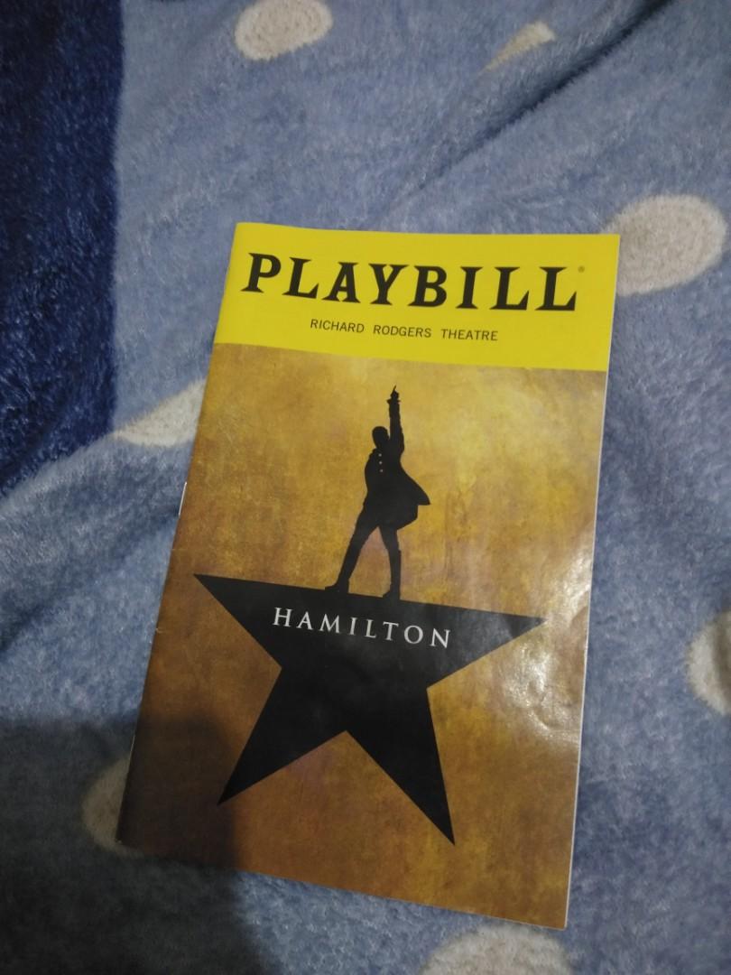 Hamilton musical playbill, Everything Else, Others on Carousell
