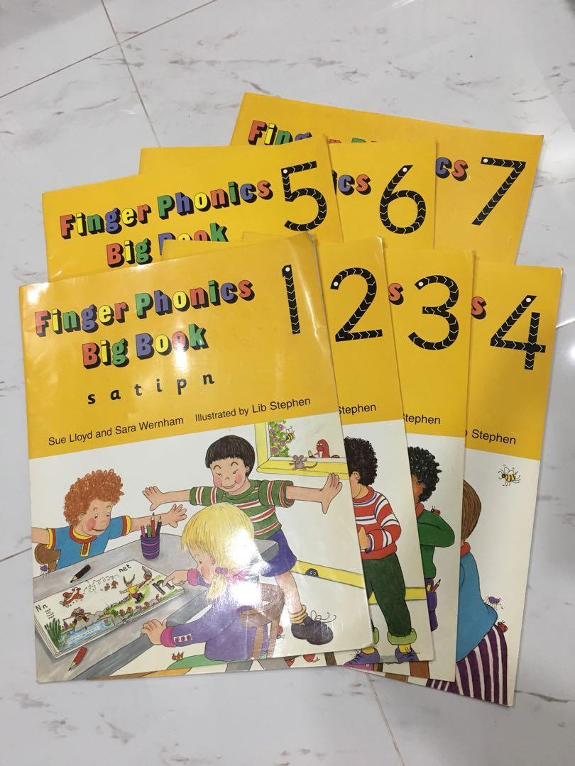 Jolly Phonics Finger Phonics BIG Book, Hobbies & Toys, Books ...