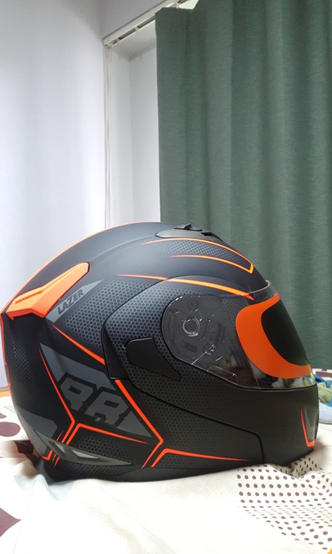 lazer modular helmet..red race, Motorcycles, Motorcycle Accessories on ...