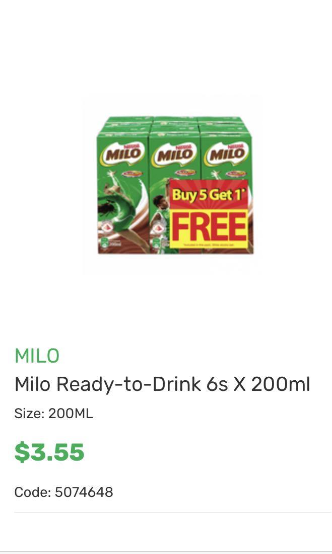 Milo Drink Packet, Food & Drinks, Beverages on Carousell
