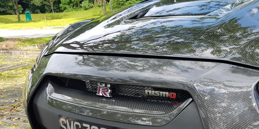 Mines Carbon Grille GTR R35, Car Accessories, Accessories on Carousell