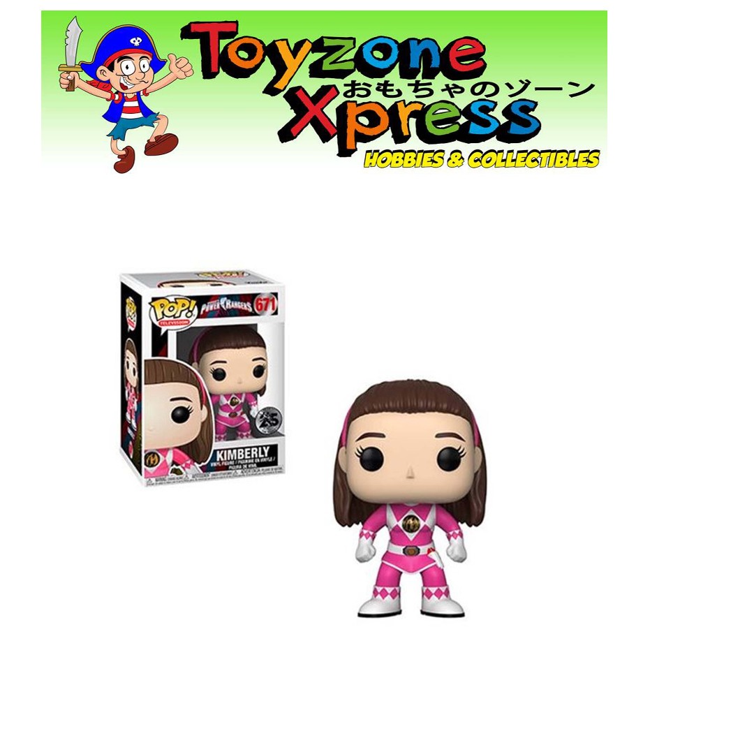 Power Rangers Pink Ranger No Helmet Pop! Vinyl Figure (#671), Hobbies ...