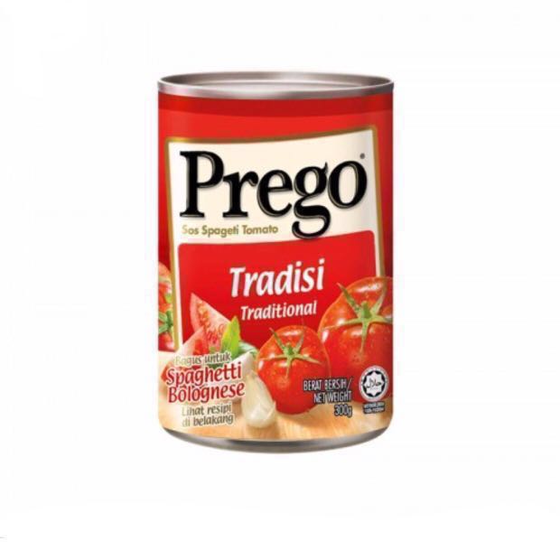 Prego Spageti Sos Traditional 300g, Food & Drinks, Packaged & Instant ...