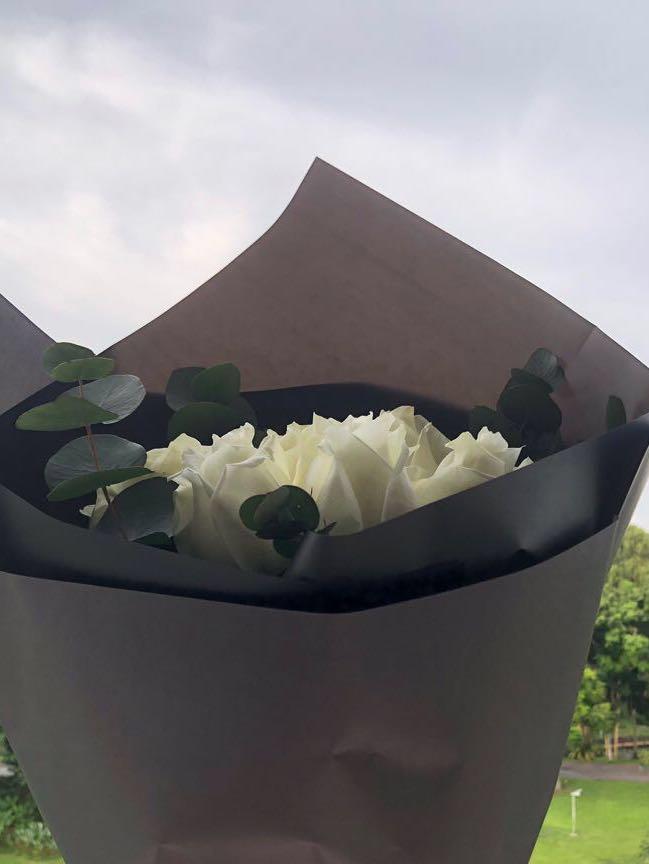 12 fresh White Roses for sale!, Hobbies & Toys, Stationery & Craft ...