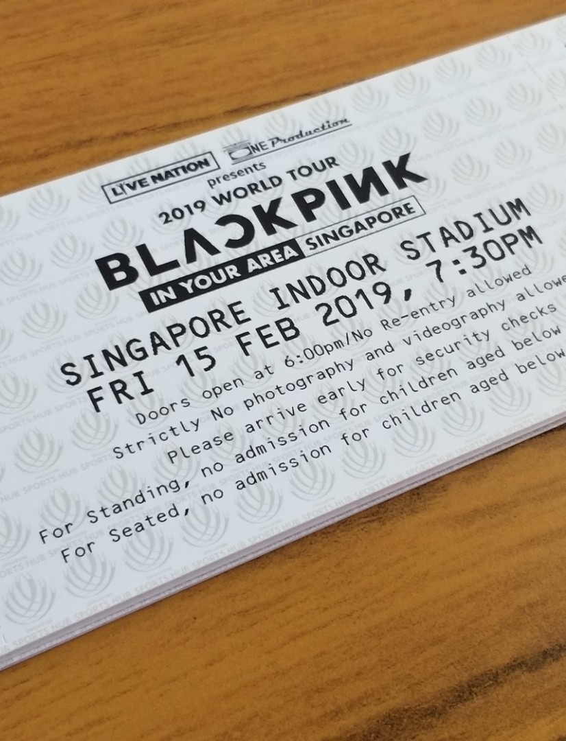 Blackpink CAT 1 Tickets, Entertainment, Events & Concerts on Carousell