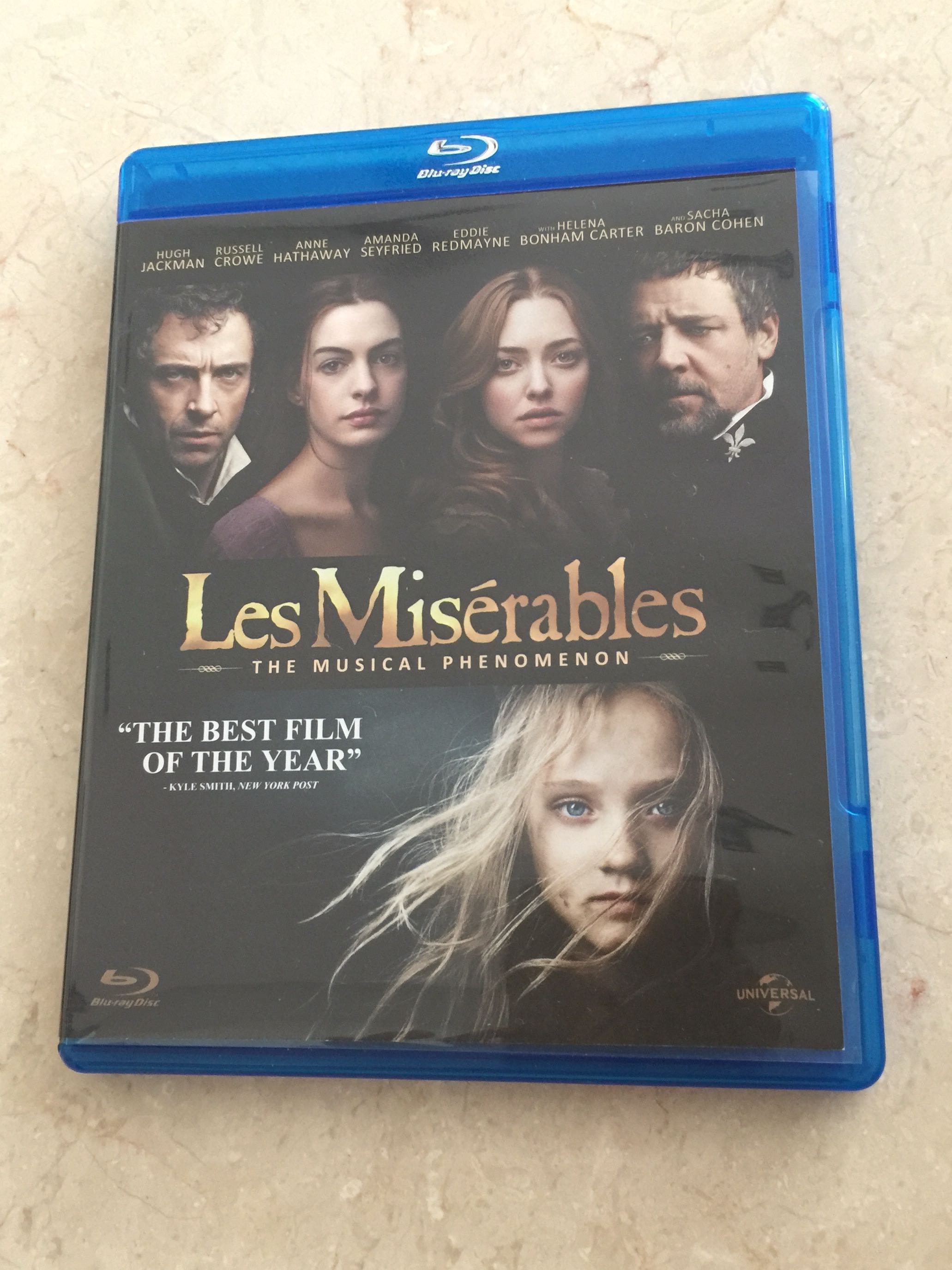 Blu Ray Movie: Les Miserables, Hobbies & Toys, Music & Media, CDs ...
