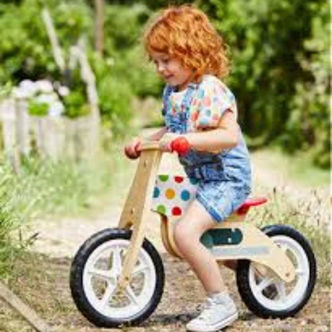 BRAND New ELC Wooden Balance Bike Toy [Perfect for learning balance, co ...