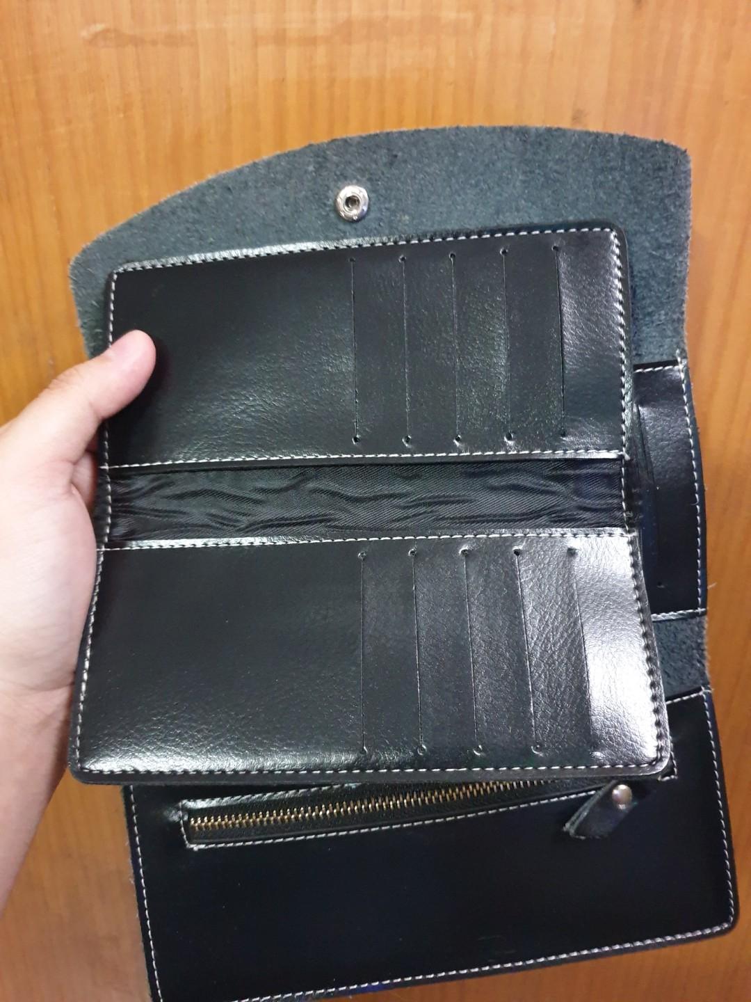 DOMPET KULIT ASLI BANDUNG, Fesyen Wanita, Tas & Dompet di Carousell