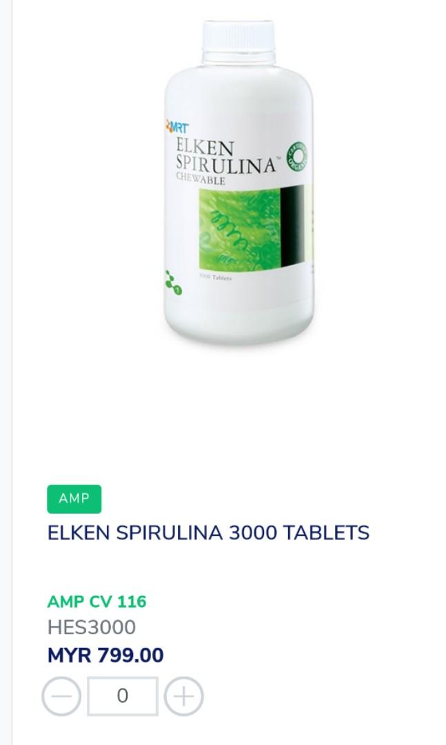 Elken Spirulina Malaysia, Food & Drinks, Spice & Seasoning on Carousell