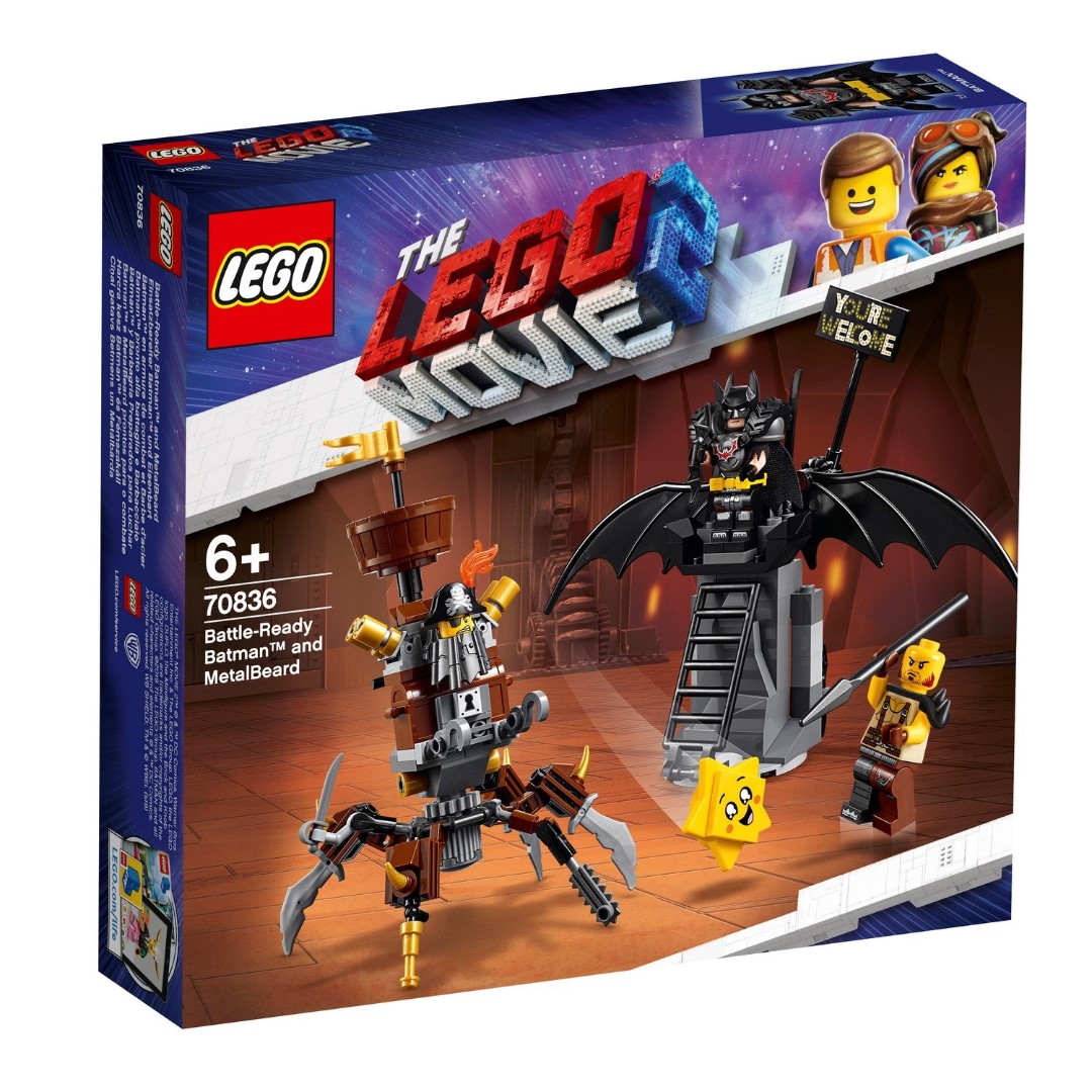 Lego The Lego Movie 70836 Battle-Ready Batman and MetalBeard, Hobbies ...