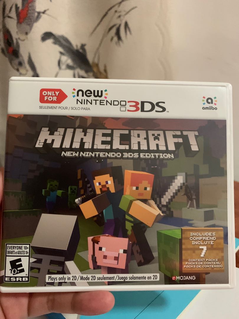 Minecraft 3DS, Video Gaming, Video Game Consoles, Nintendo on Carousell