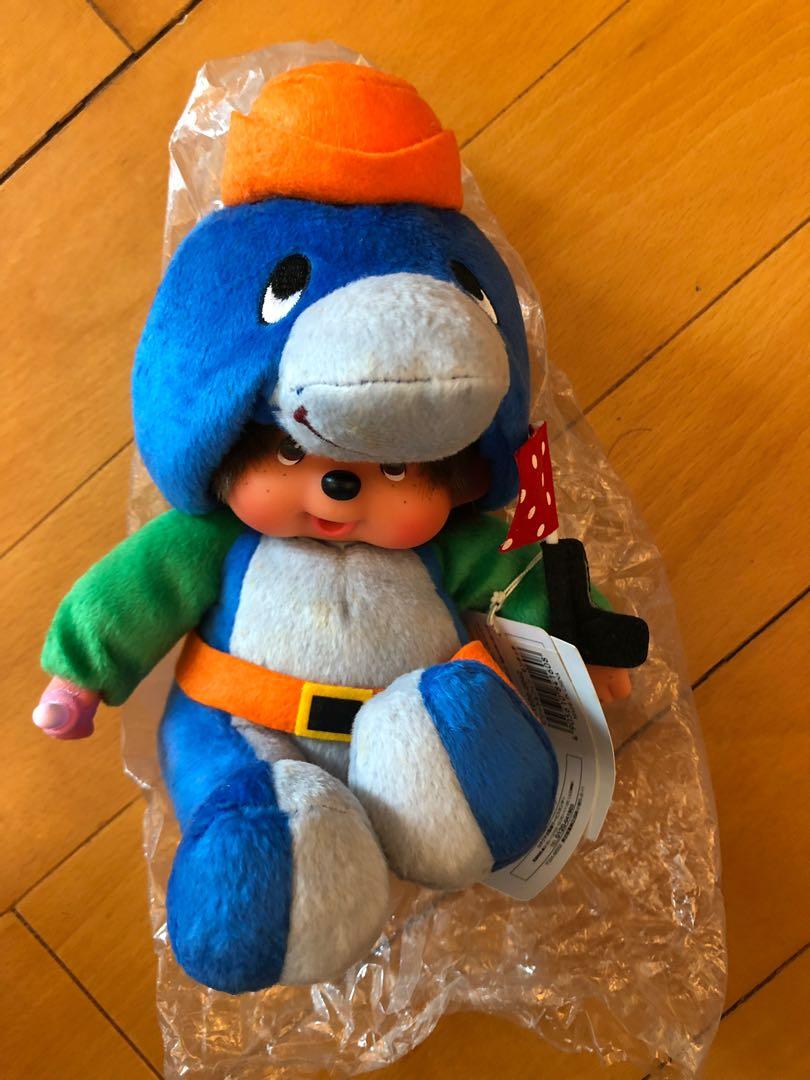 Monchhichi Monchichi Modern Pet 海豚, 興趣及遊戲, 玩具 & 遊戲類 - Carousell