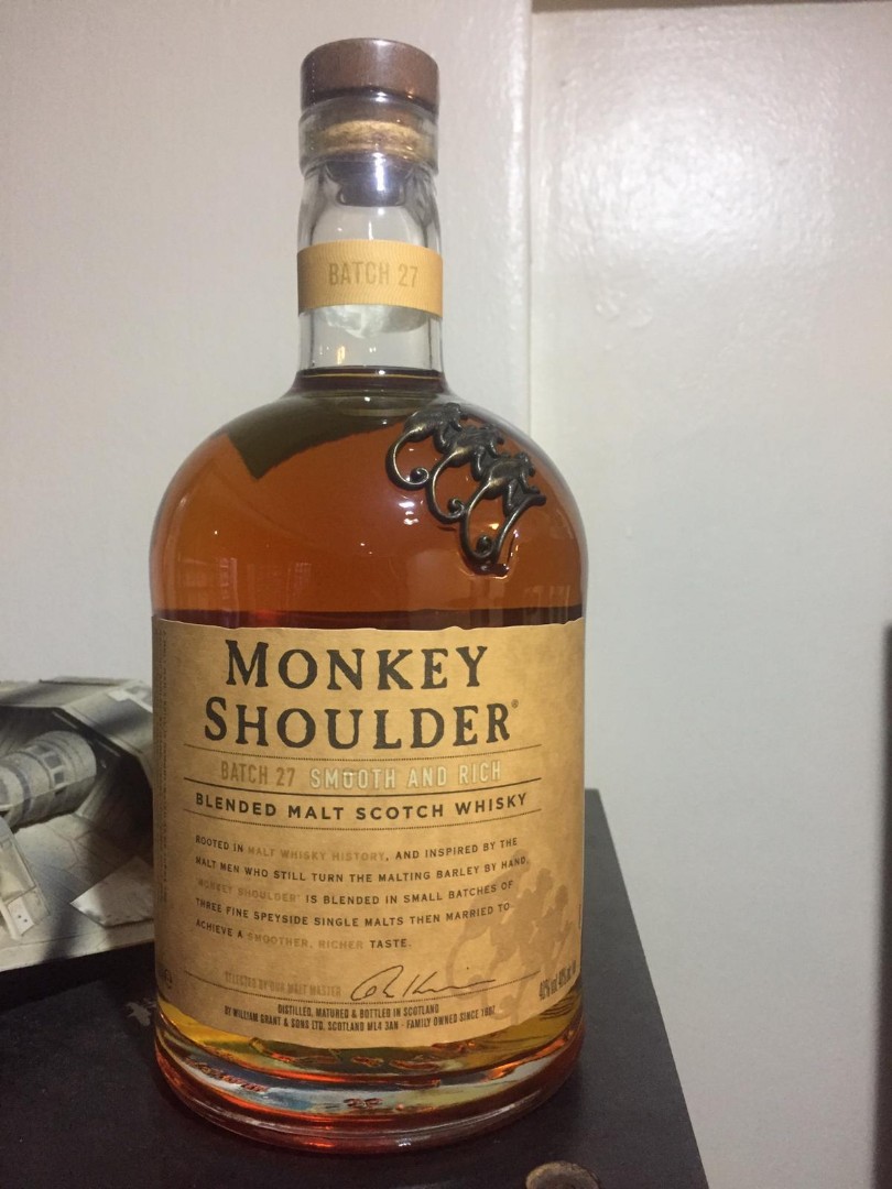 Monkey shoulder 1 litre Whisky, Food & Drinks, Alcoholic Beverages on ...