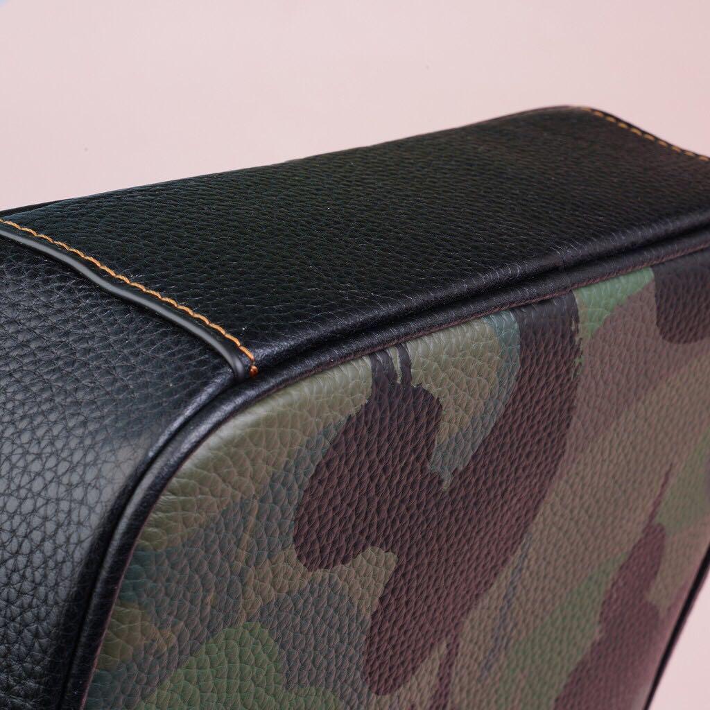 Original coach army green camouflage Sling Bag, Men's Fashion, Bags ...
