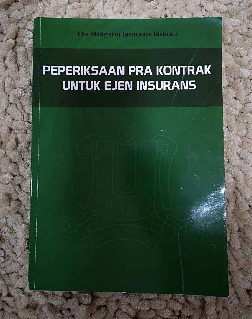 Peperiksaan Pra Kontrak untuk Ejen Insurans, Hobbies & Toys, Books ...