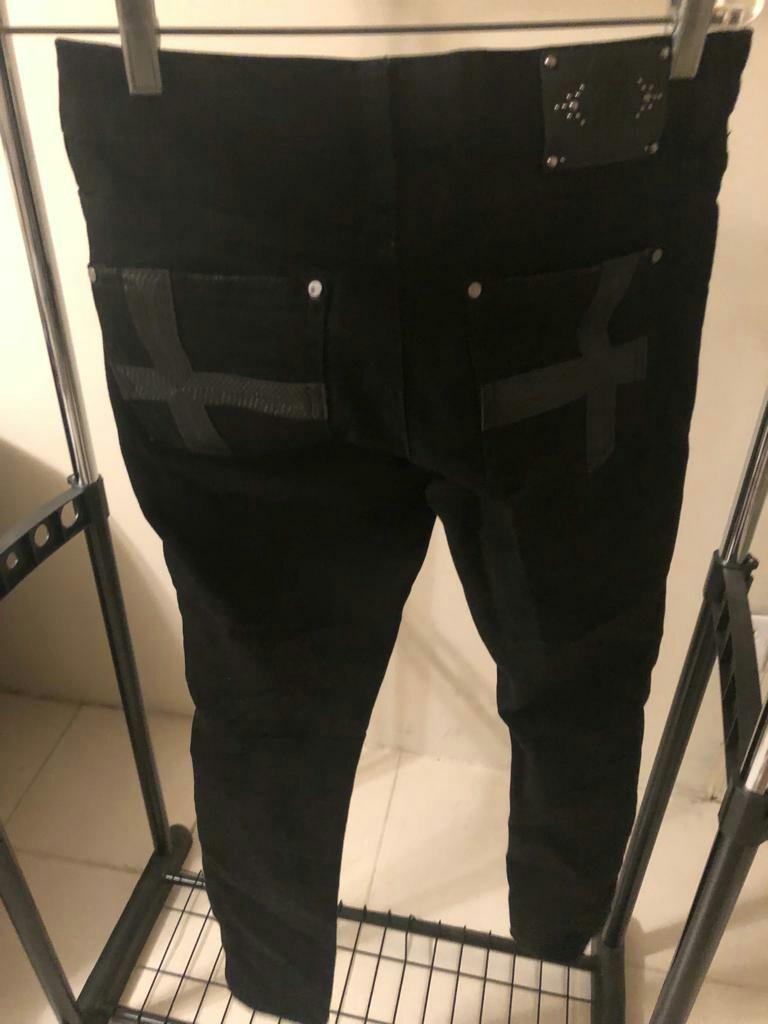Ripped and sutured black Buffalo david jeans, Women's Fashion, Clothes ...