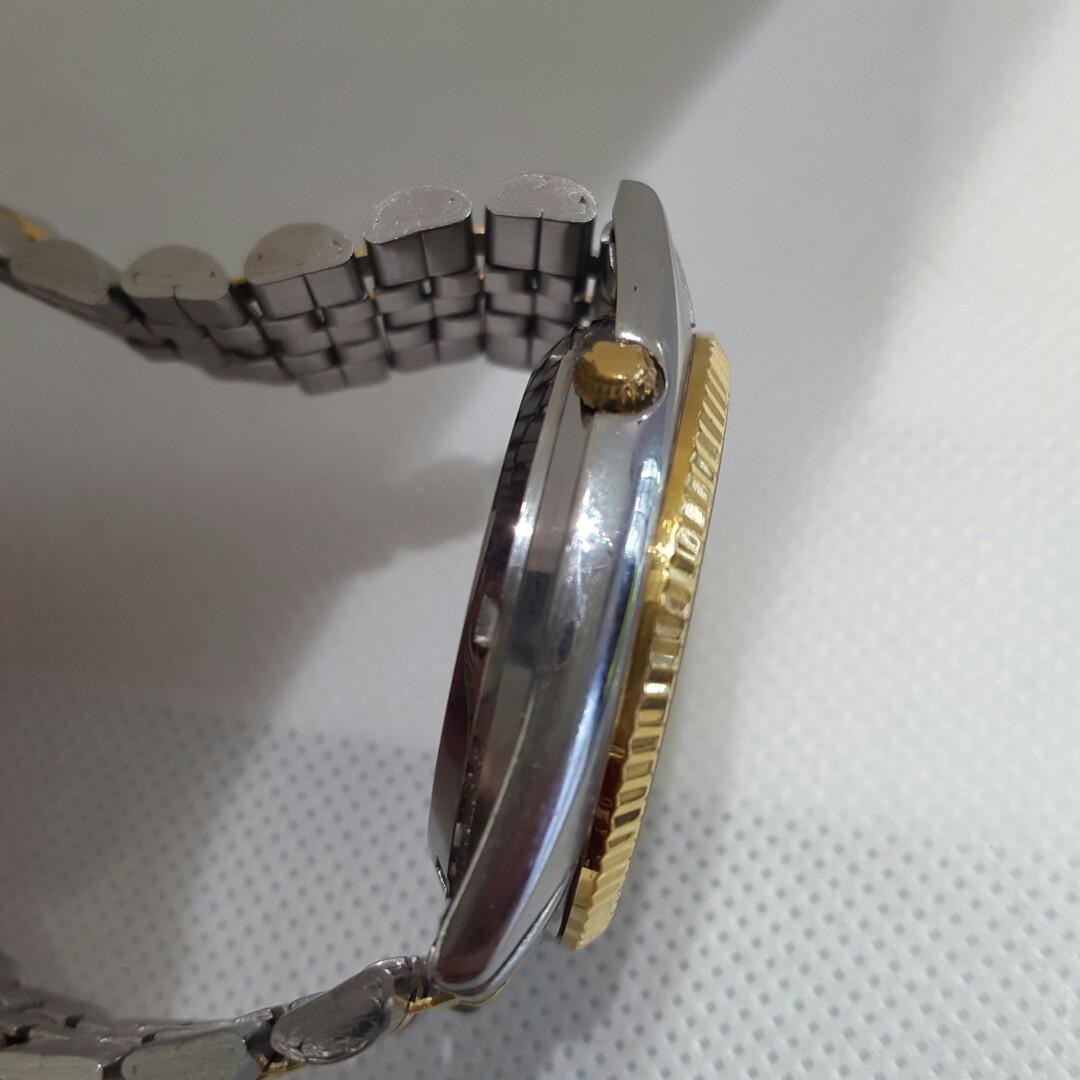 Seiko 5 Two-tone Day-Date Automatic Men's Watch 7S26-3110, Men's Fashion, Watches & Accessories ...