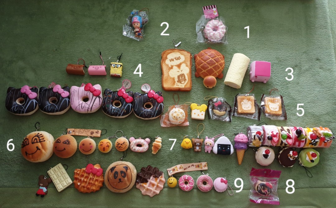 Selling away my squishy collection / Squishy / Squishies, Hobbies ...