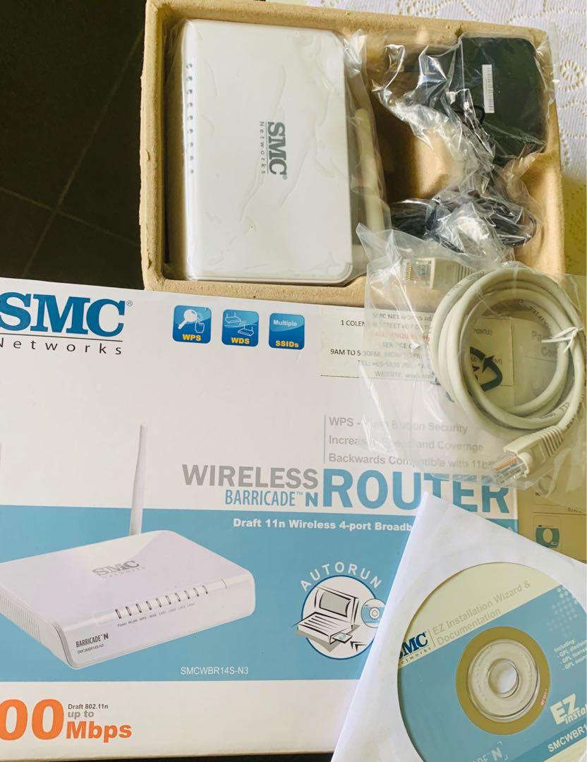 SMC router, Computers & Tech, Parts & Accessories, Networking on Carousell