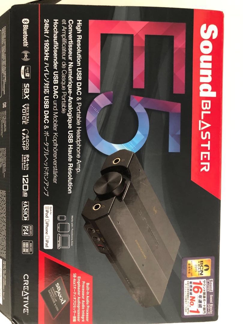Sound blaster E5, Electronics, Audio on Carousell