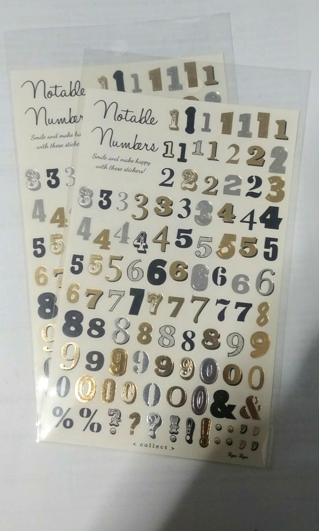 Stickers (Laptop, Numbers, Letters), Hobbies & Toys, Stationery & Craft ...