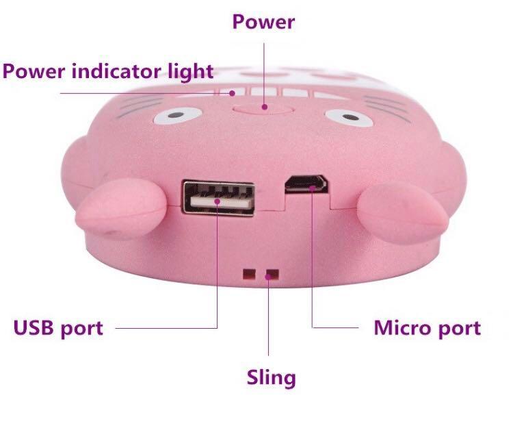 Totoro Powerbank 12000mah, Mobile Phones & Gadgets, Wearables & Smart ...