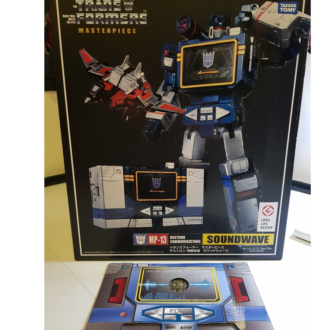 Transformers Mp-13 Soundwave Masterpiece (With Coin), Hobbies & Toys ...