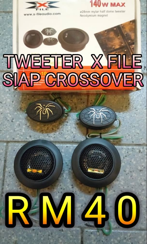 TWEETER X-FILE, Auto Accessories on Carousell
