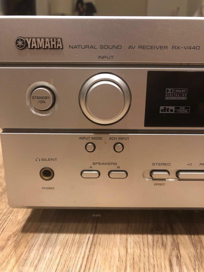 YAMAHA AV Receiver RX V440 Natural Sound, Audio, Soundbars, Speakers ...