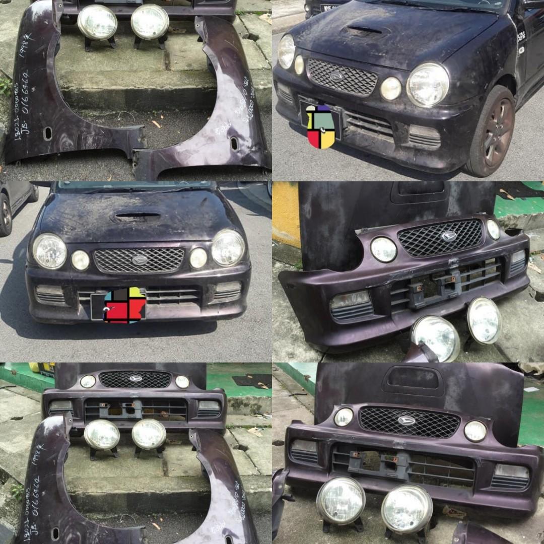 Daihatsu mira l8 opti beex front body kit for perodua kelisa, Auto ...