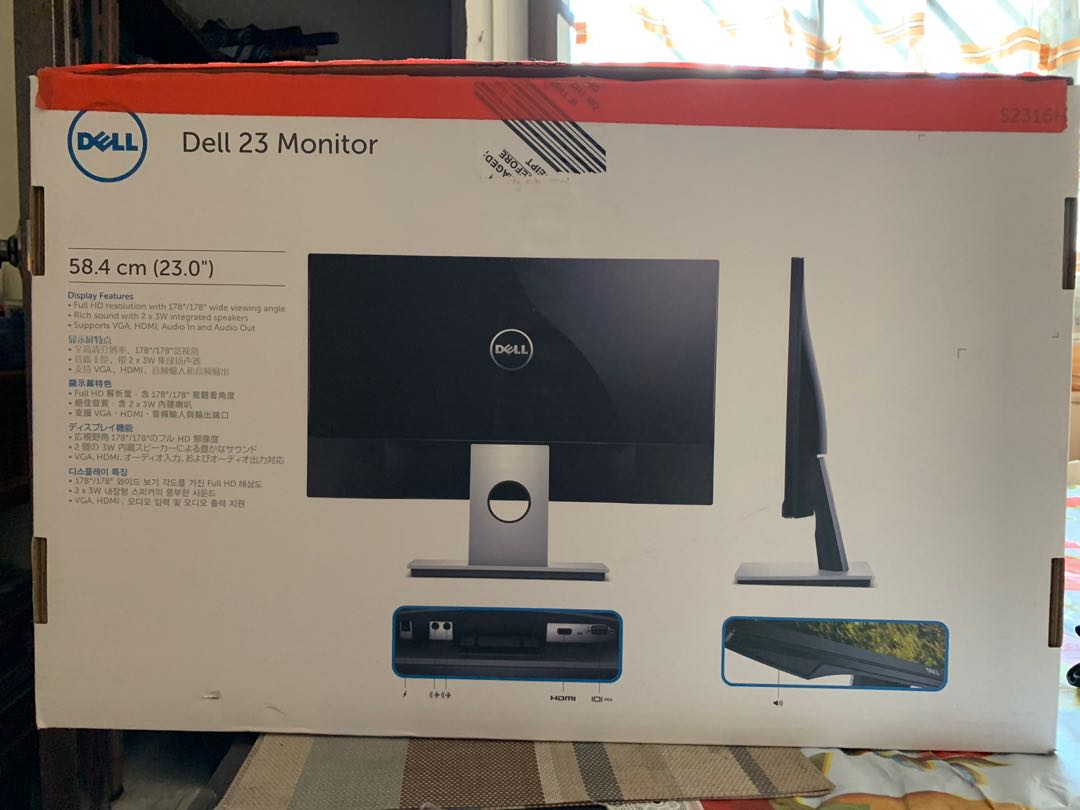 Dell Monitor, Computers & Tech, Parts & Accessories, Monitor Screens on ...