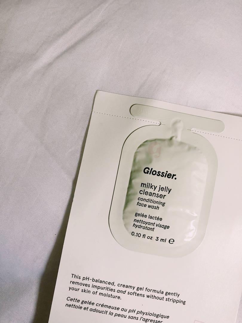 Glossier Samples, Beauty & Personal Care, Face, Face Care on Carousell