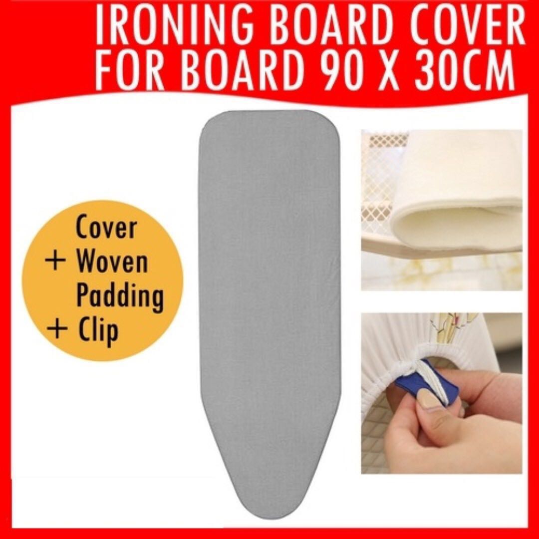 HomeBuddy Iron Board Cover (for board size 90*30cm), Furniture & Home ...