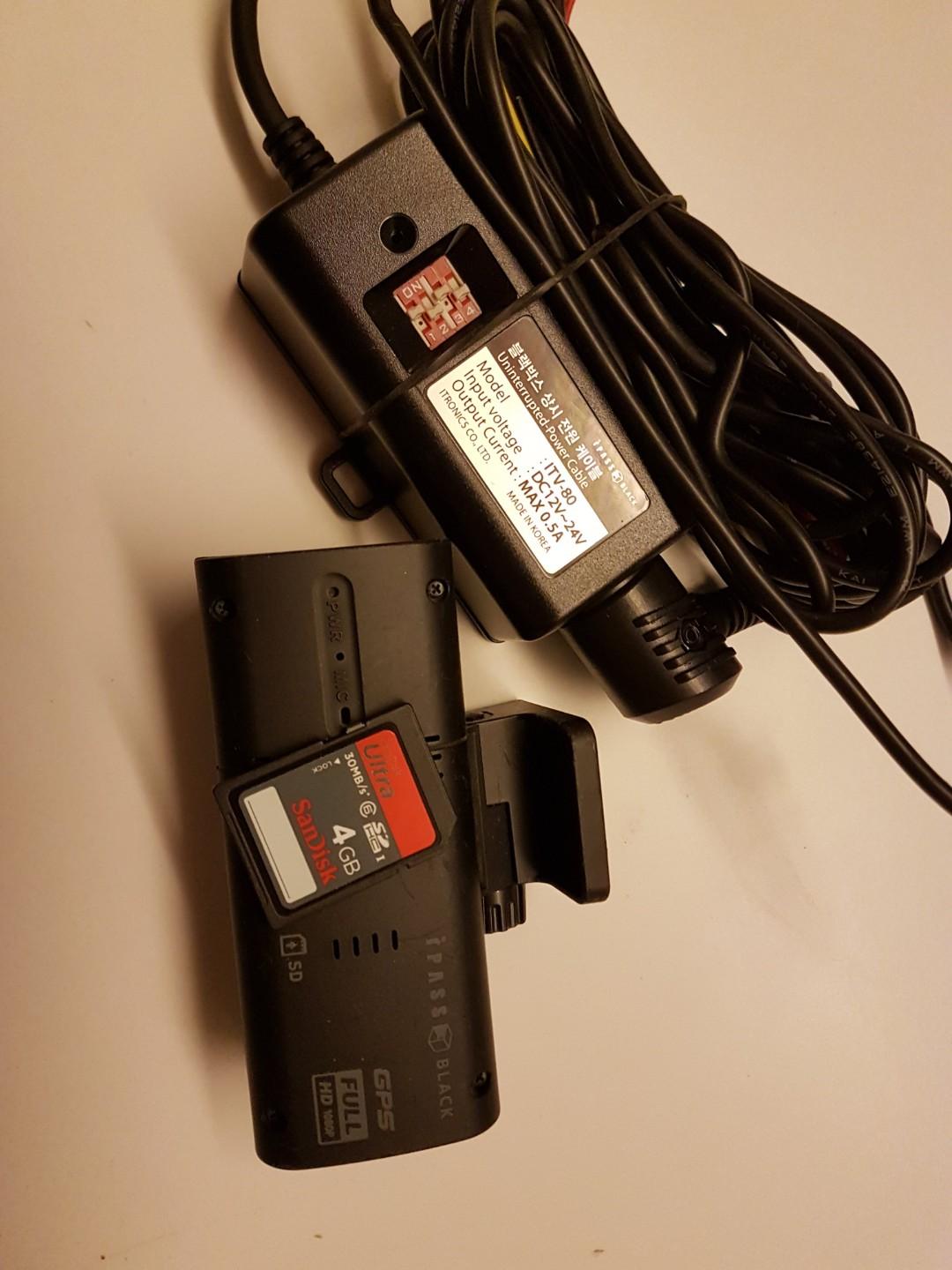 Ipass Black Itv 80 Car Camera Car Accessories Electronics And Lights On Carousell
