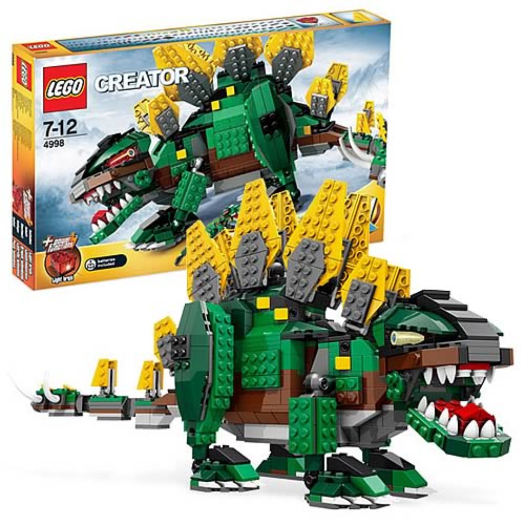 Lego 4998 Stegosaurus Tyrannosaurus Pterodactyl Creator Set, Toys ...