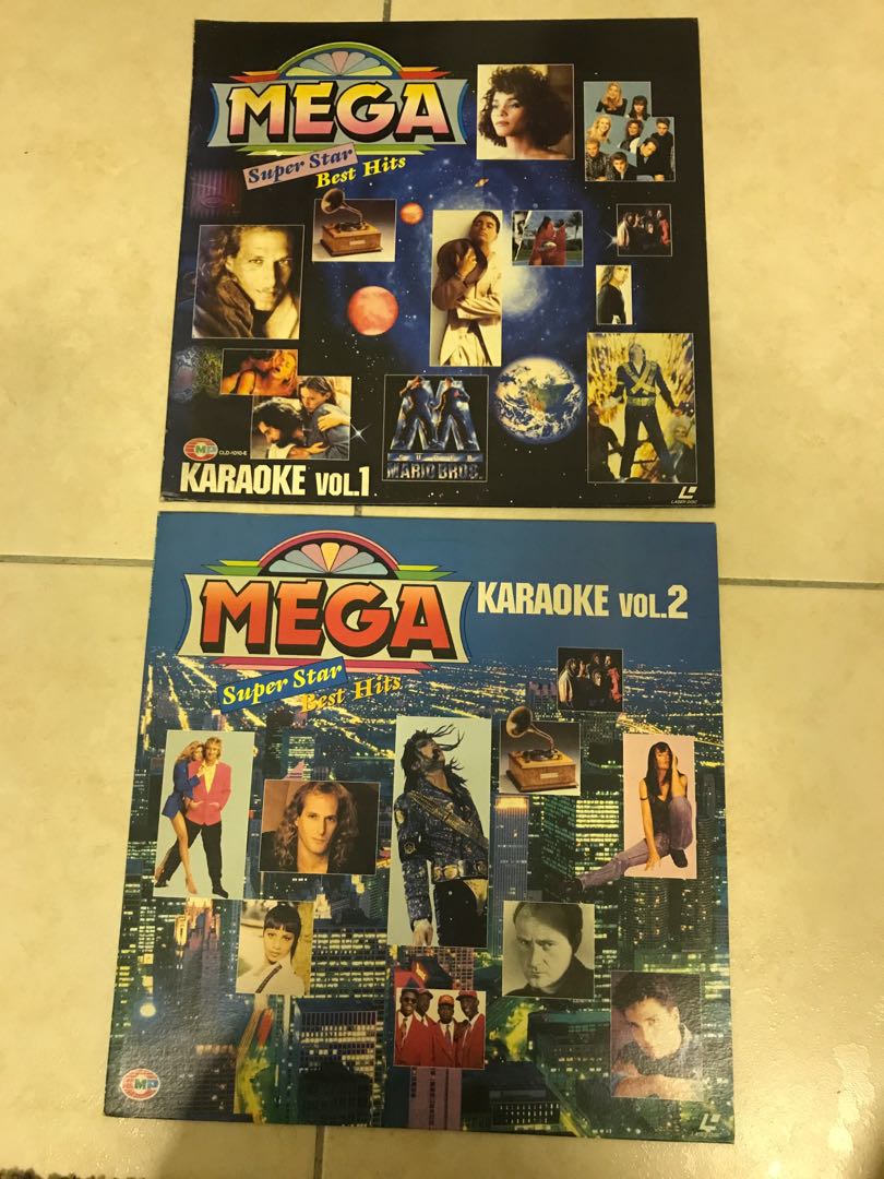Mega Superstar Best Hits Karaoke vol 1 & 2 LD Laser Disc, Hobbies & Toys, Music & Media, CDs ...