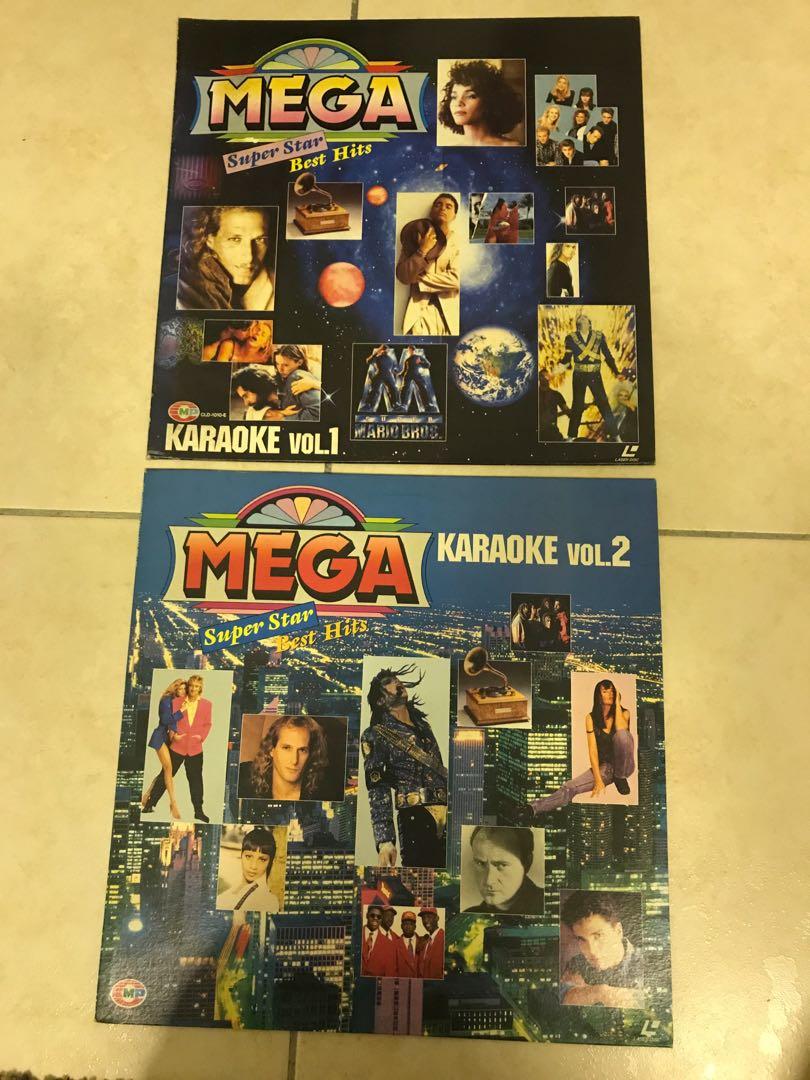 Mega Superstar Best Hits Karaoke vol 1 & 2 LD Laser Disc, Hobbies & Toys, Music & Media, CDs ...