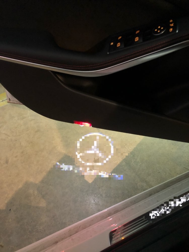 Mercedes Benz LED Shadow Light, Car Accessories, Electronics & Lights ...