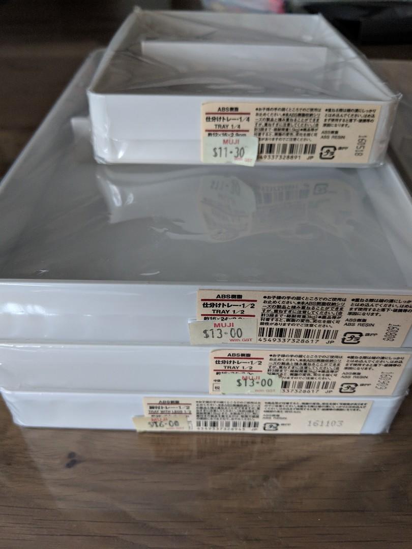 Muji Stationery holder trays, Hobbies & Toys, Stationery & Craft ...