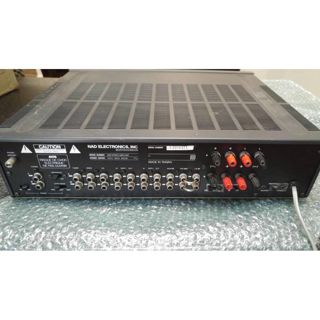 NAD 3300 Integrated Amplifier Audio Other Audio Equipment On Carousell