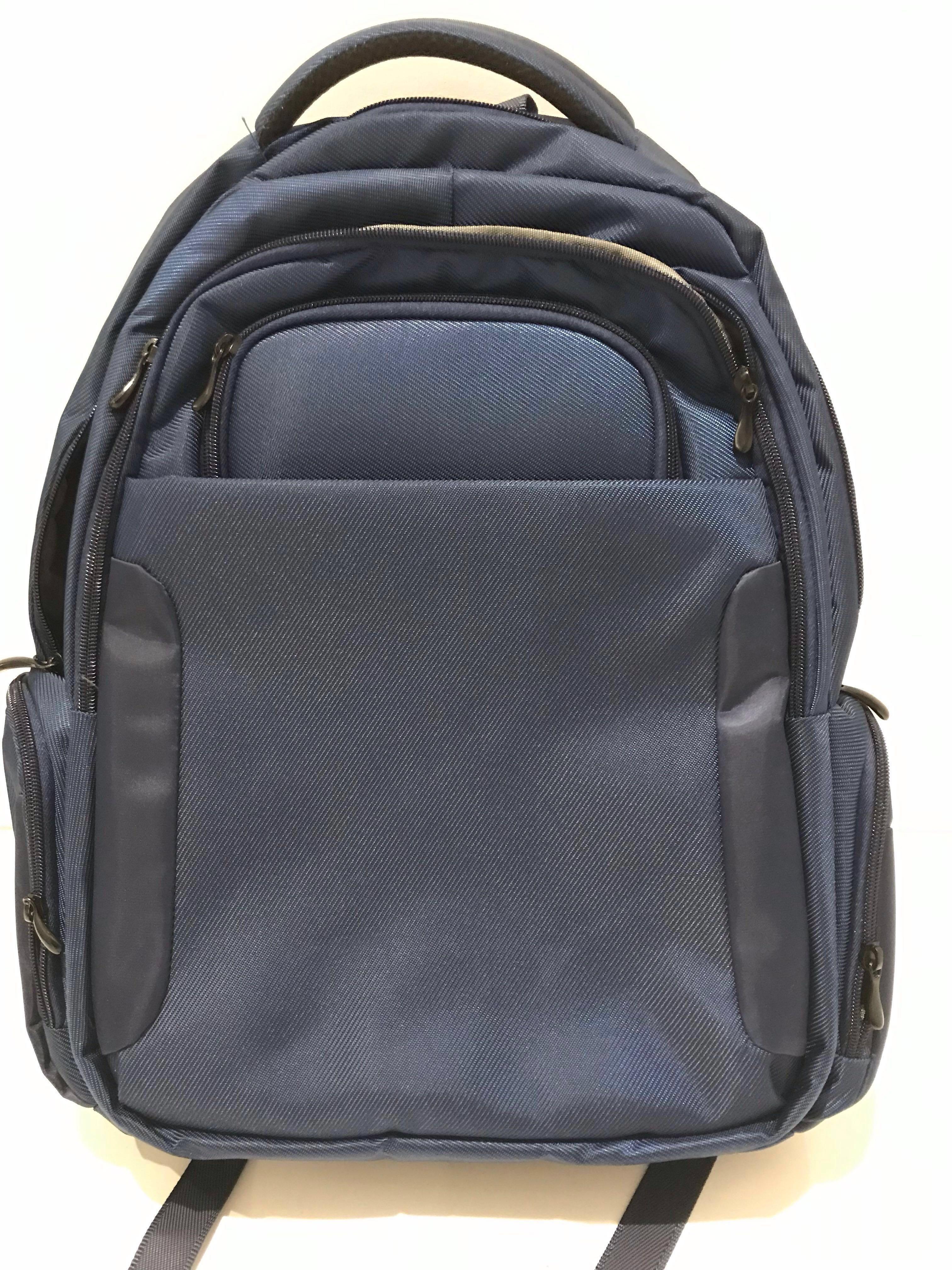 Navy Blue laptop backpack, Computers & Tech, Parts & Accessories ...