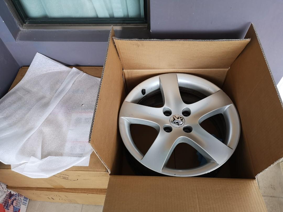 Original 17" peugeot 308 T7 sport rim, Auto Accessories on Carousell
