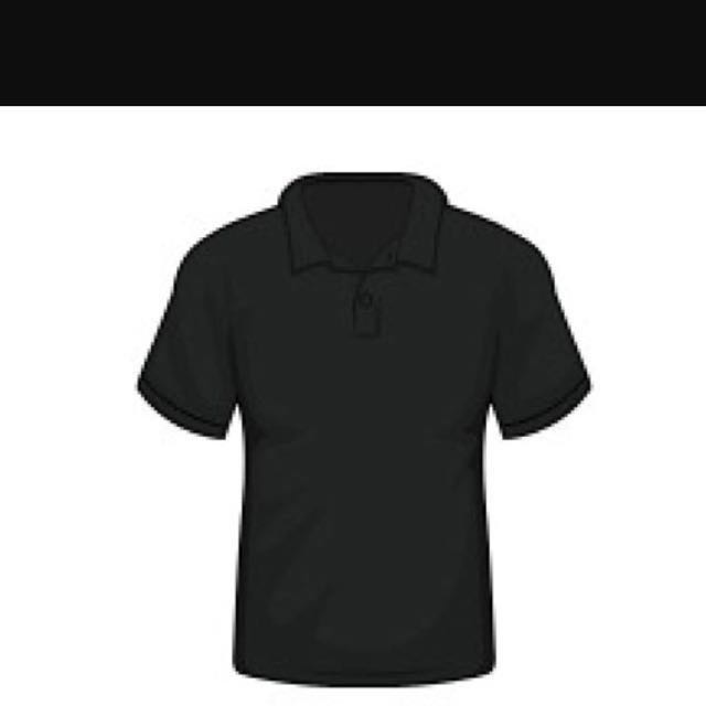 Plain Black Polo T Shirt, Men's Fashion, Tops & Sets, Tshirts & Polo ...