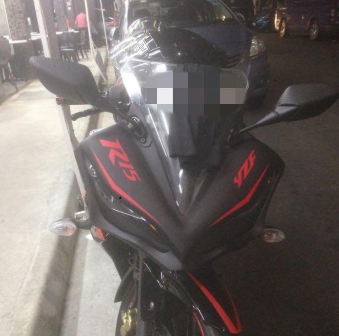 [R15 V1 V2 V3] Mirror Model Kawasaki For Yamaha R15, Motorcycles ...