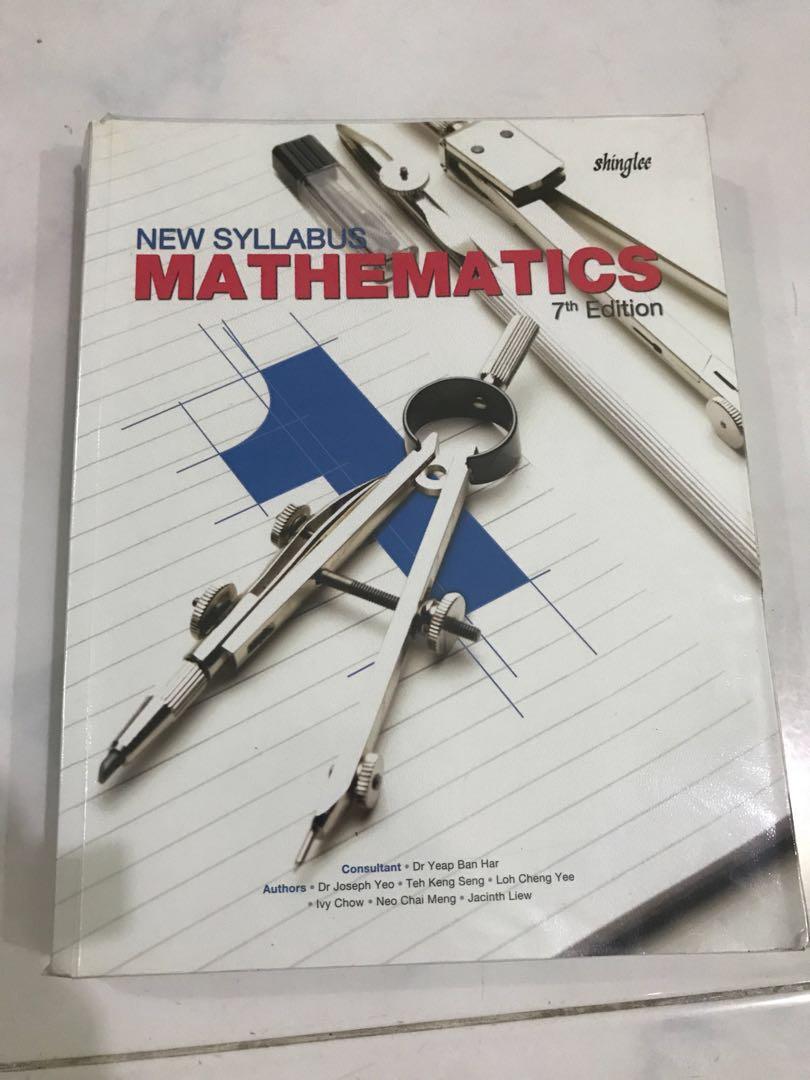 Sec 1 Math Textbook, Hobbies & Toys, Books & Magazines, Textbooks on ...