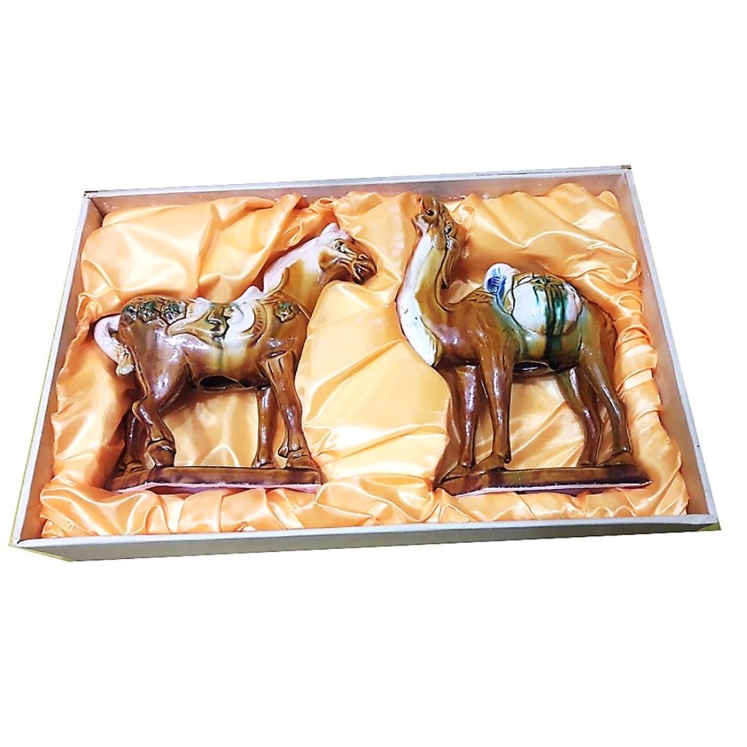 Tang Sancai Porcelain Horse And Camel - Free Magic Cleaning Sponge ...