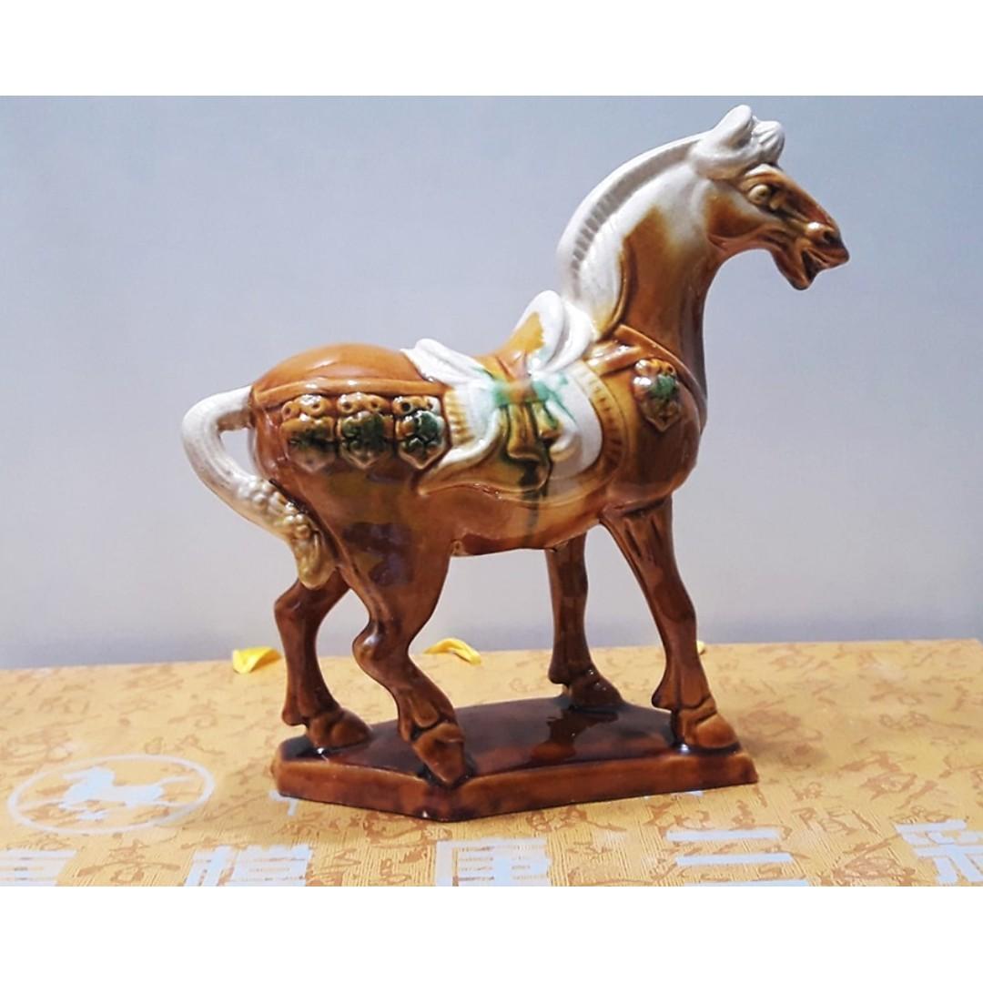Tang Sancai Porcelain Horse And Camel - Free Magic Cleaning Sponge ...