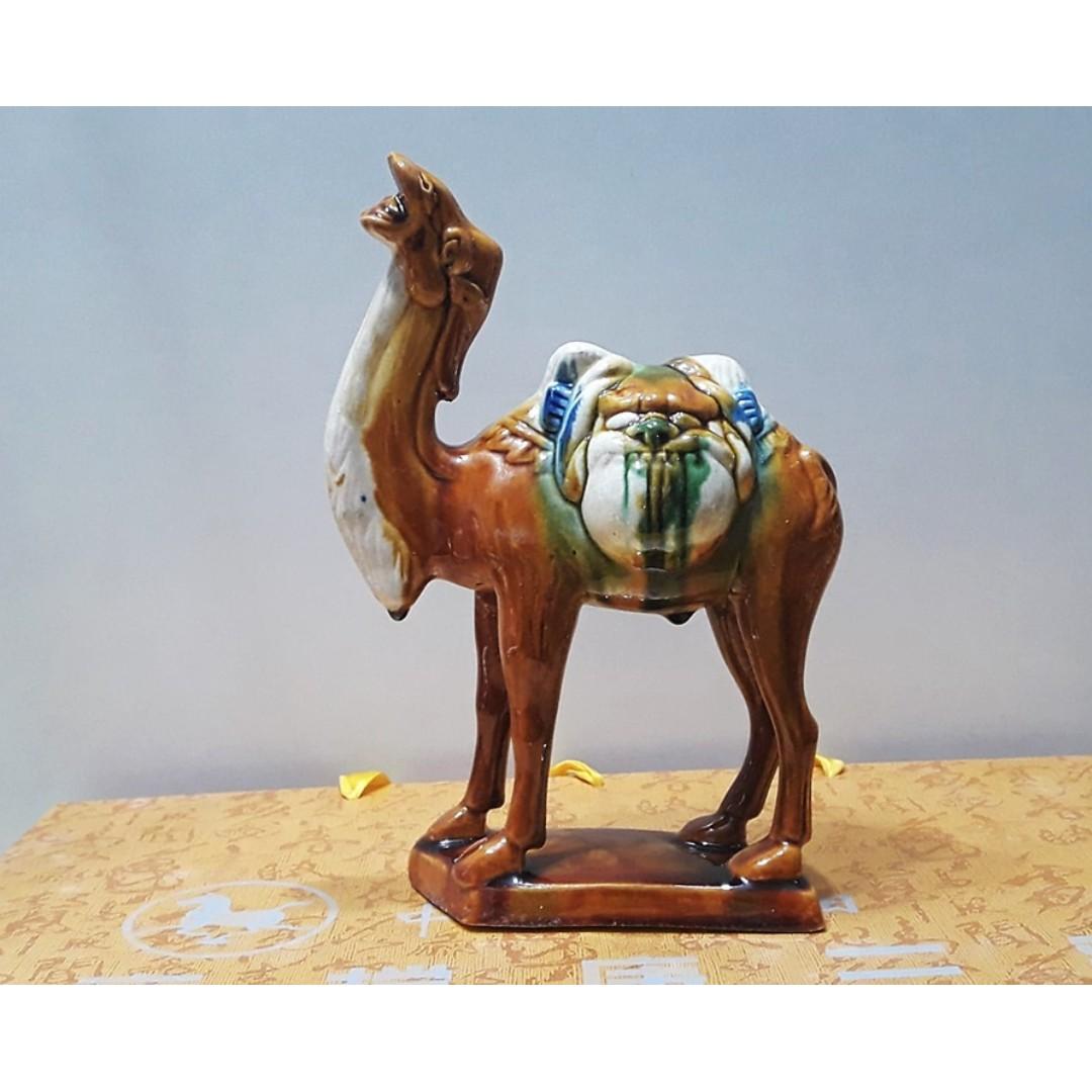 Tang Sancai Porcelain Horse And Camel - Free Magic Cleaning Sponge ...