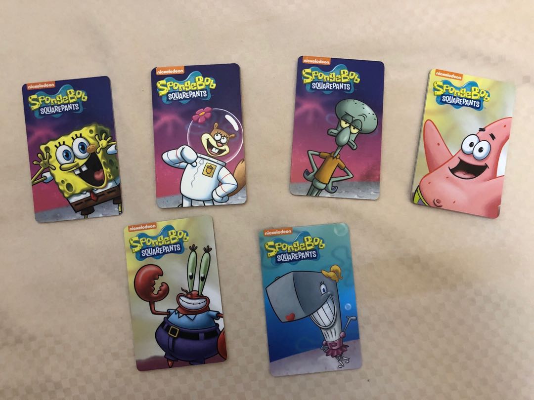 Timezone spongebob cards, Hobbies & Toys, Toys & Games on Carousell