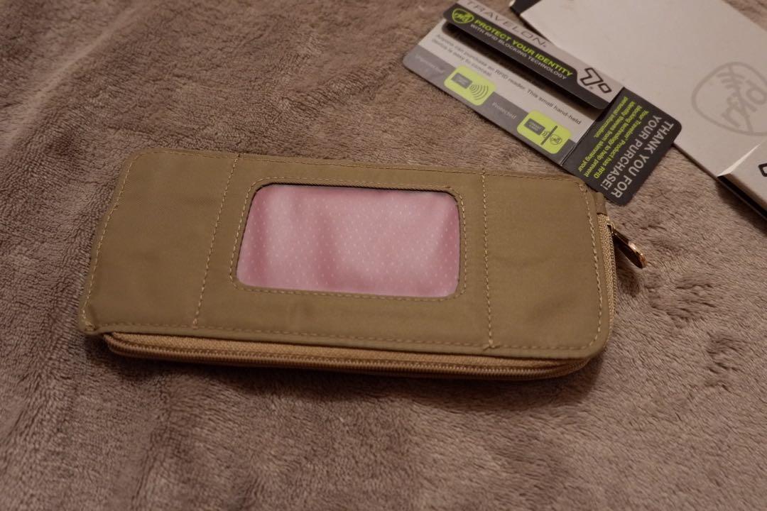 Travelon RFID Slim zip wallet - anti-theft, Women's Fashion, Bags ...